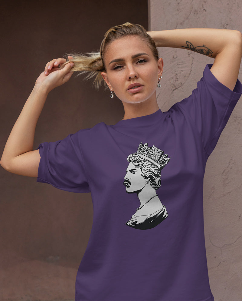 Kraliçe Rapsodi Oversize Tişört - Anason İşleri